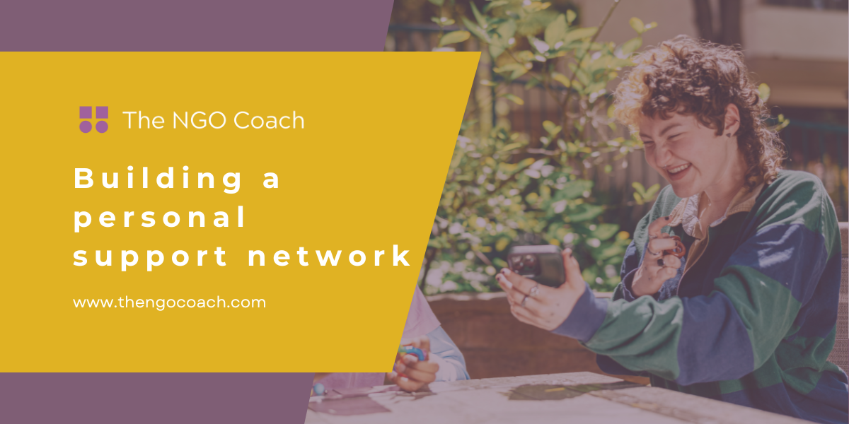 Building a personal support network - The NGO Coach